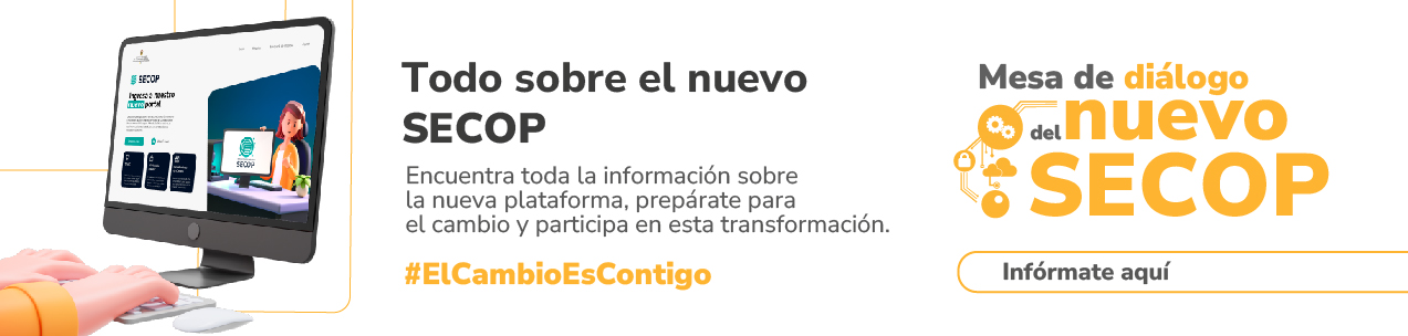 Destacado todo sobre el secop | Colombia Compra Eficiente | Agencia ...
