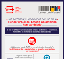 Nuevos términos y condiciones de uso de la TVEC | Colombia Compra ...